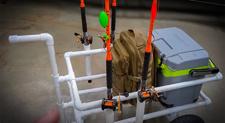Beat The High Cost Fishing Carts With This DIY PVC Fishing Cart ...