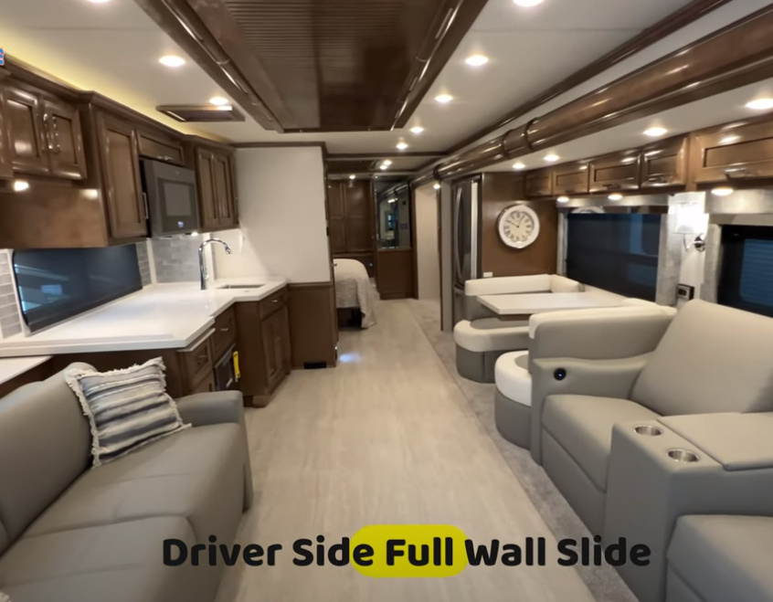 This Motorhome Will Blow Your Mind With a Full Driver Side Slide Wall ...